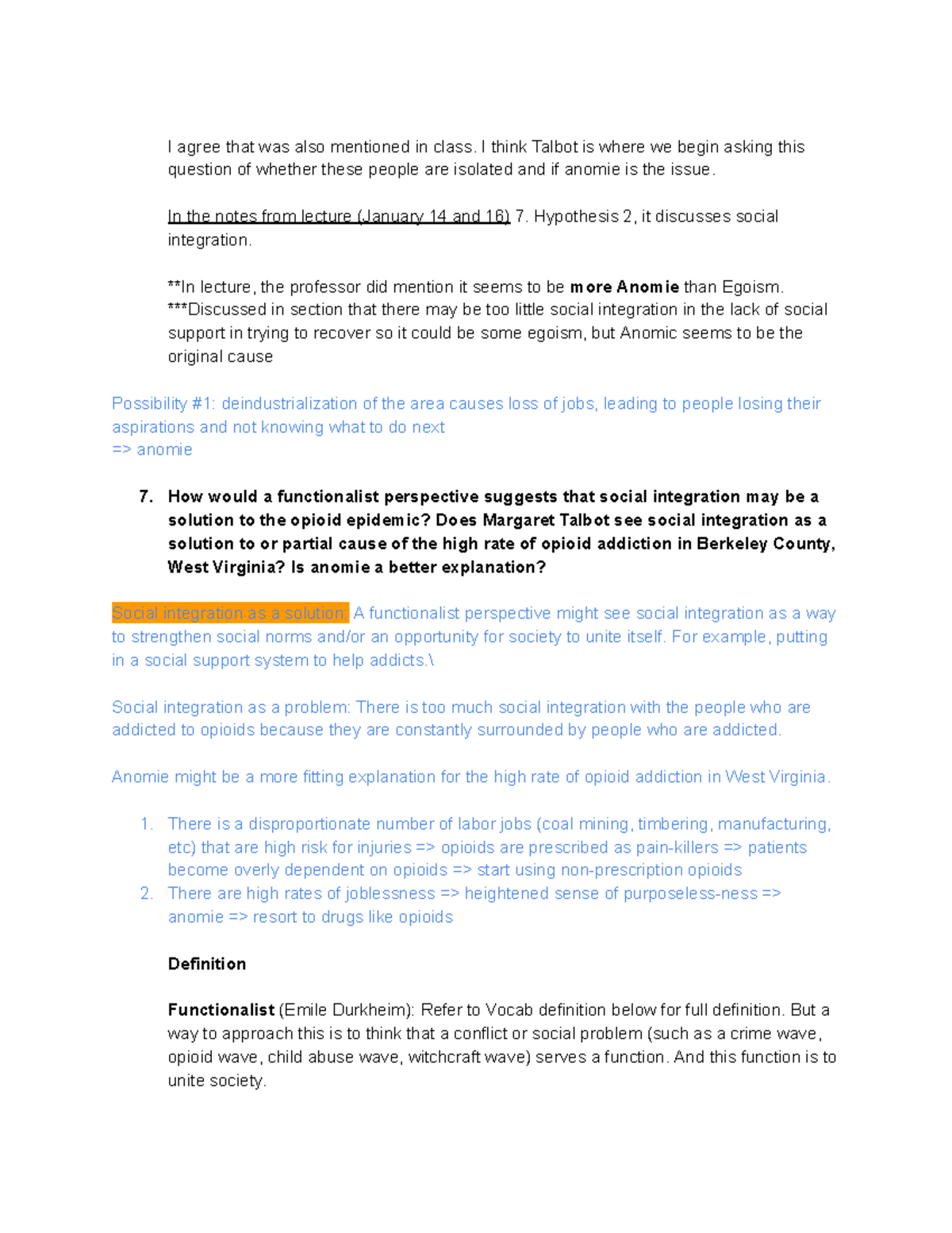 Sociol 3 part 8 - study guide - I agree that was also mentioned in ...