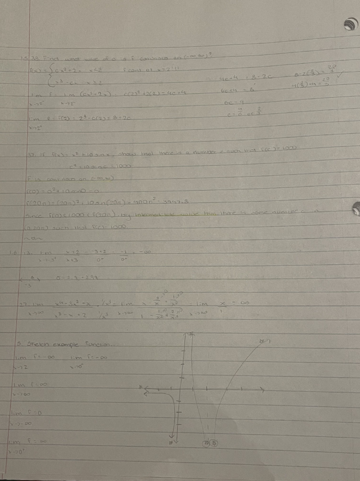 IMG-2454 - Work from Calculus 1 class - MAC 2311 - Studocu