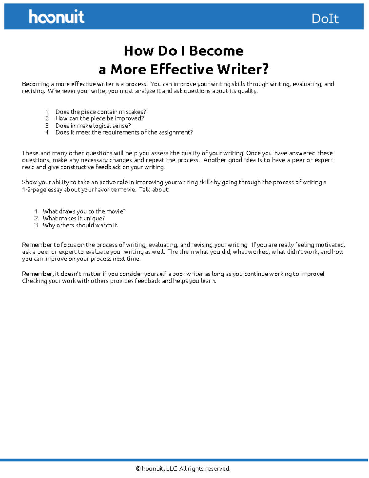 More effective writer 5465Do It - How Do I Become a More Effective ...