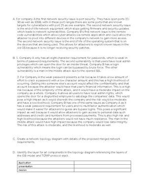 D482 - Secure Network Design - Rubric - Western Governors University ...