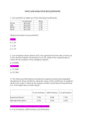 Fin Man Unit 2 Tutorial-Financial Statement Analysis revised Aug2021 ...