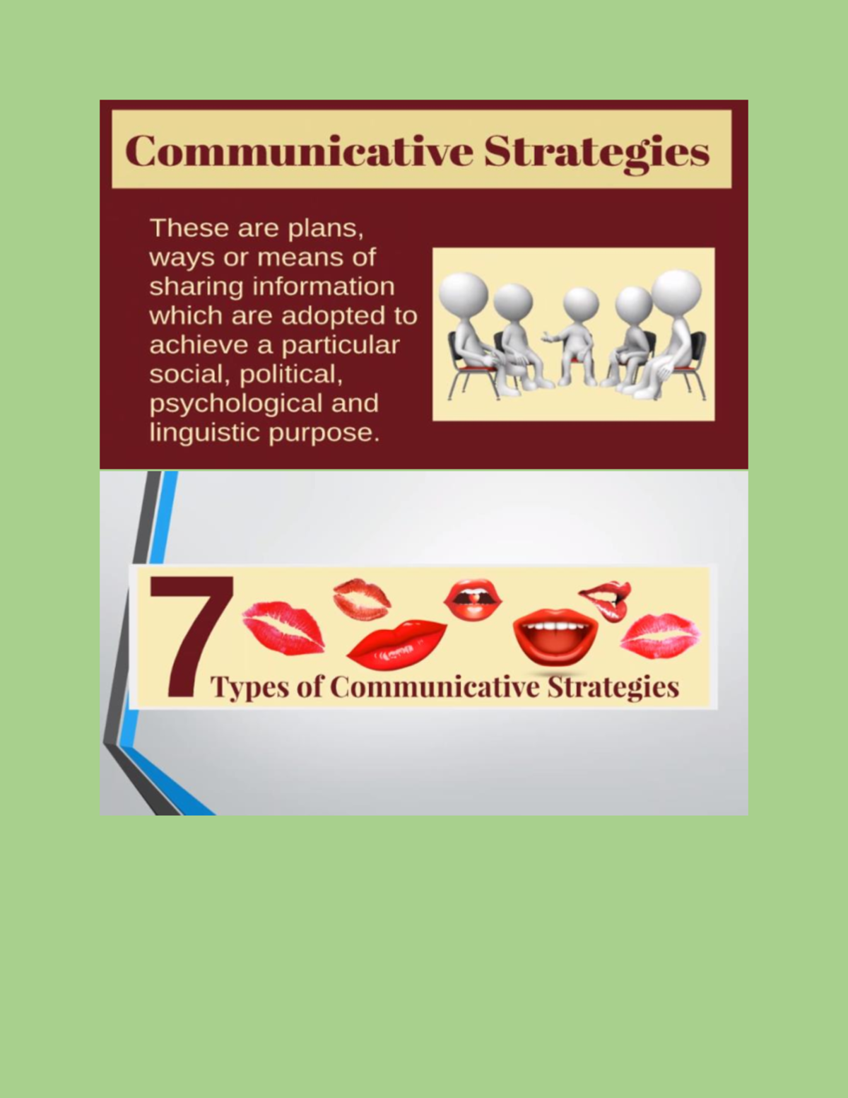 Communicative Strategies - Speech and Oral Communication - Studocu