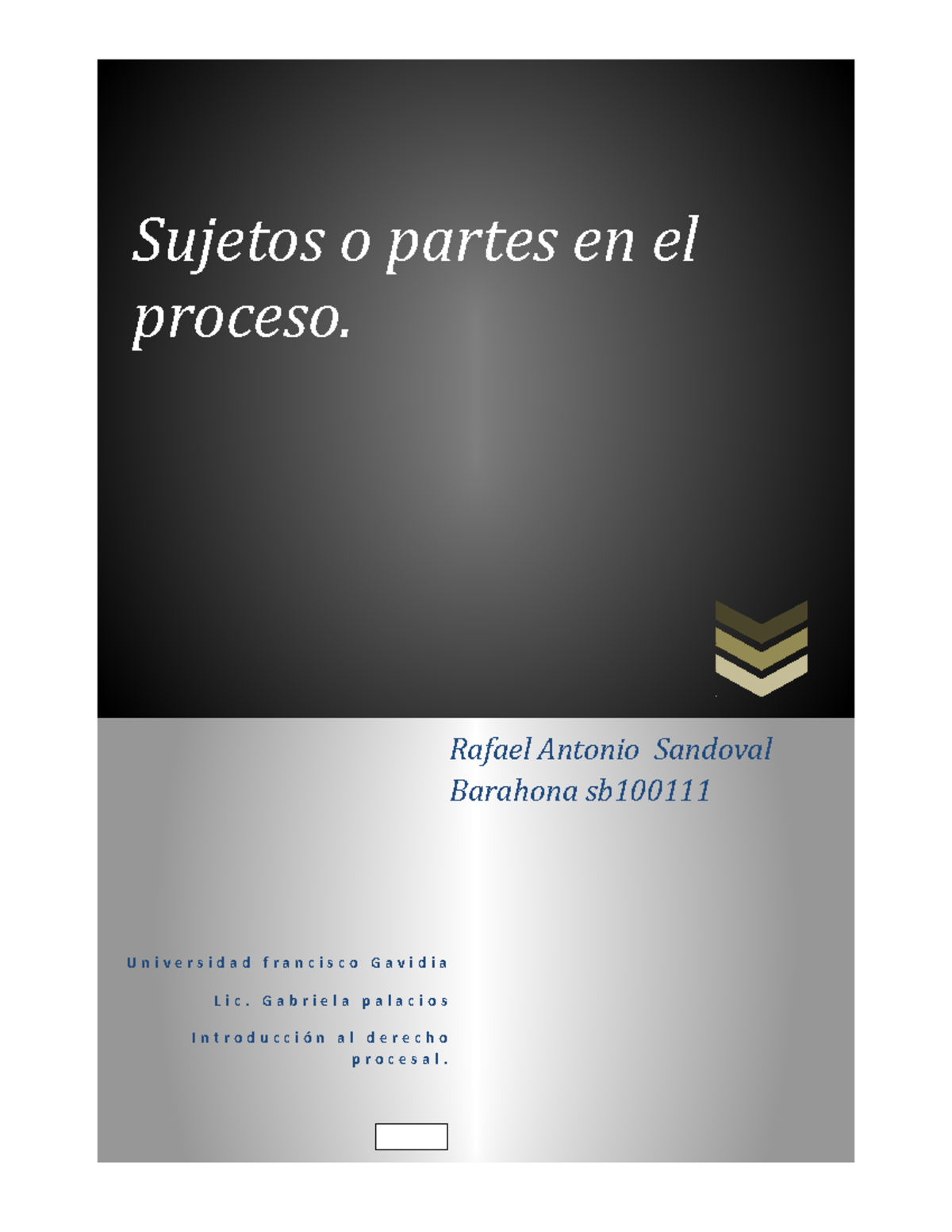 Parte es un concepto que proviene del vocablo de origen latín - Sujetos ...