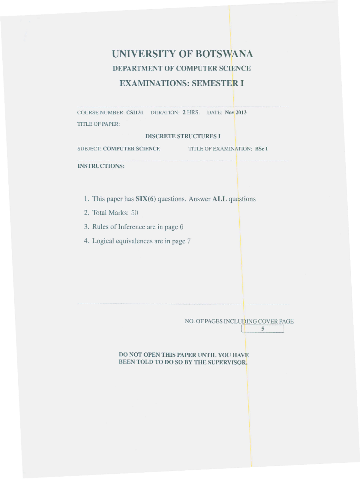 8 - rfh - Discrete Structures II - Studocu
