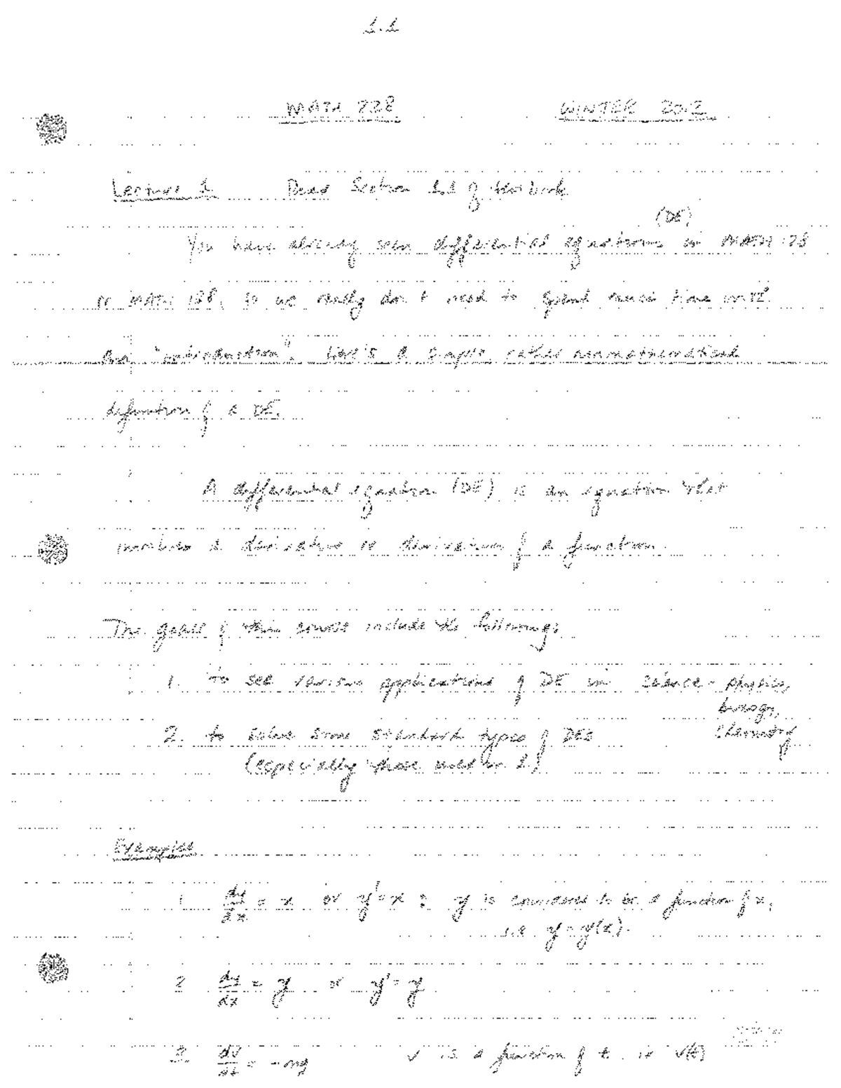 Set1 - Lecture 1 - Math 228 - Studocu