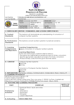 Entrep Q4 W3 Lesson 1 - BUSINESS MODEL ####### A business model is like ...