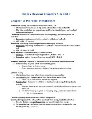 Microbiology Exam 1 Notes - Microbiology Exam 1 CHAPTER 1 The microbial ...