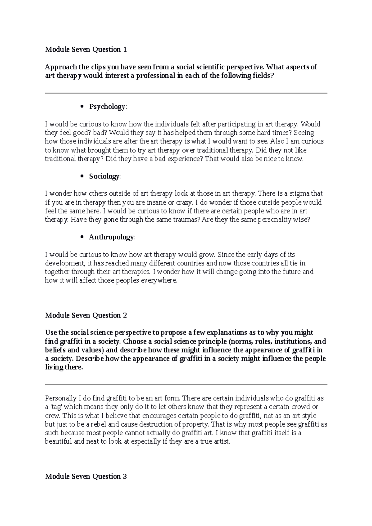 Nathan Vang SCS 200 Applied Social Sciences MOD 7 - Module Seven ...