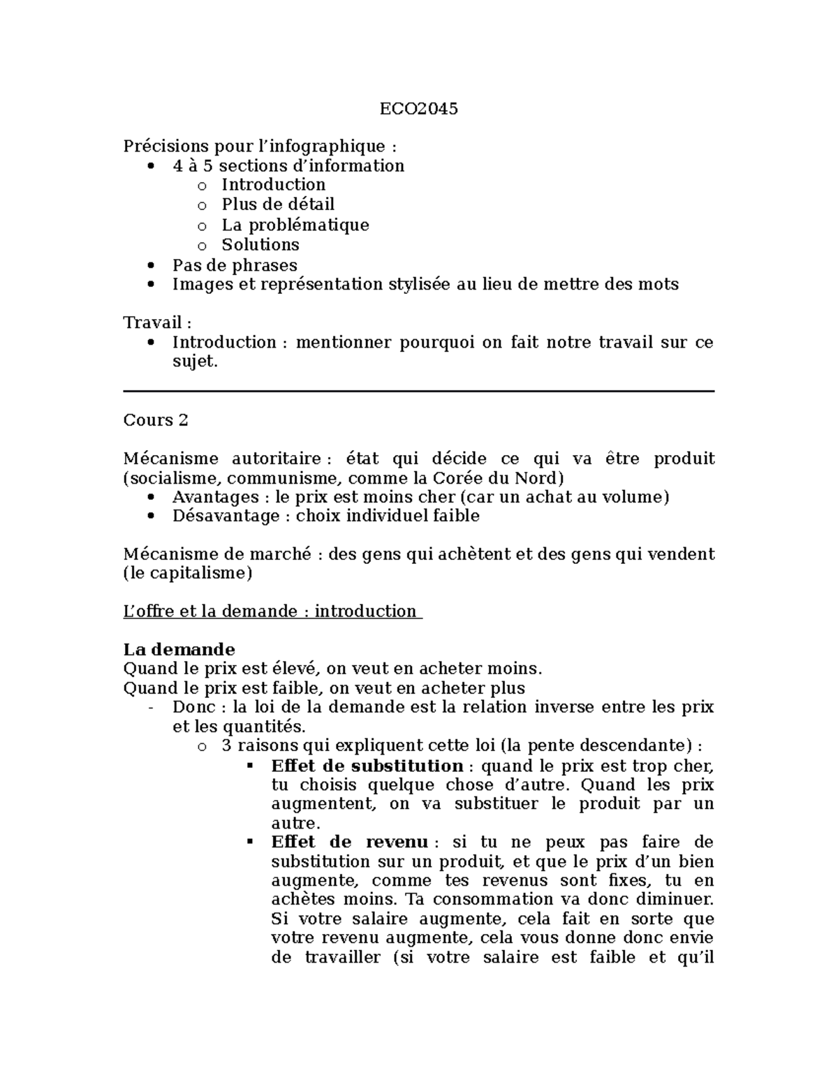 ECO2045-Note de Cours 1ere partie - ECO2045 Précisions pour l ...