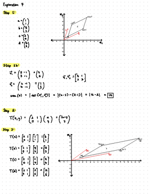 Exploration 8 - linear algerba - Studocu