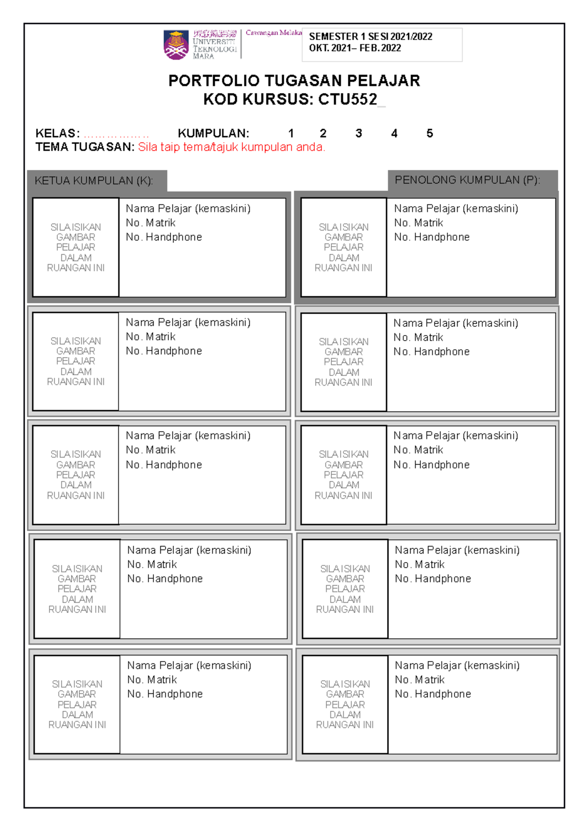 4 Portfolio Tugasan Pelajar - Falsafah - UiTM - Studocu