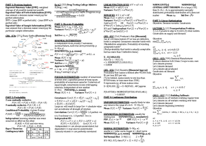 GEA1000 cheatsheet - finals cheasheet - Sampling frame: “Source material” from which the sample ...