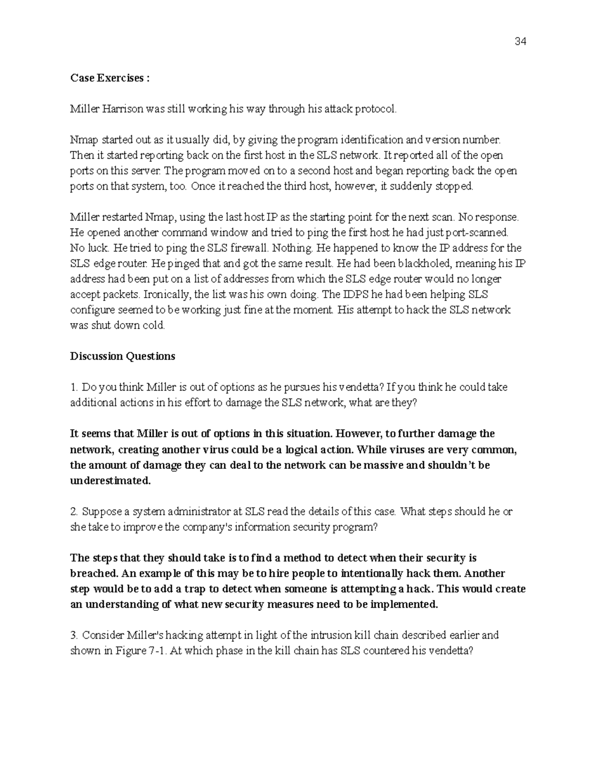 CST 2410 - Introduction to Computer Security Practice Questions Part 12 ...