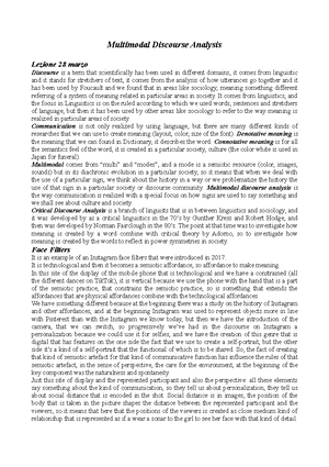 2. Reading Images - Saggio tradotto per l'esame di Multimodal Discourse ...