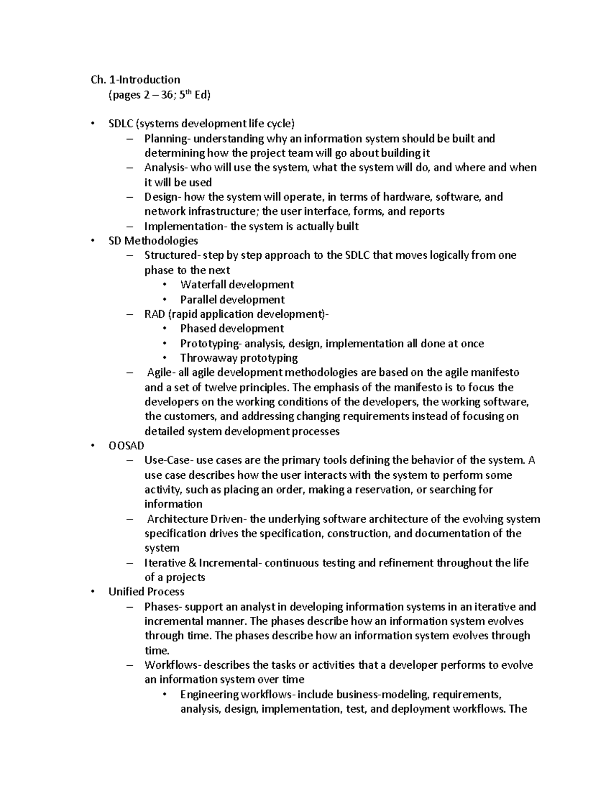 Exam 1 insy 3305 - review - Warning: TT: undefined function: 32 Warning: TT: undefined function ...