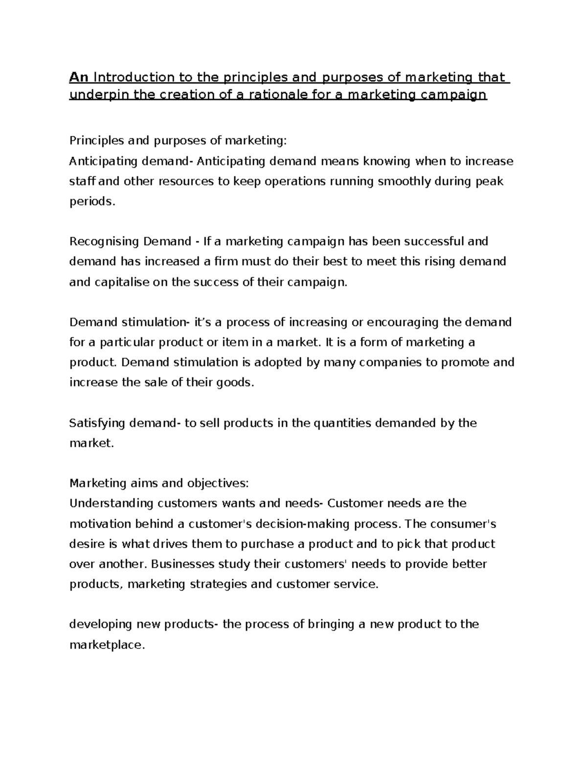 Unit 2 A1 - Copy - An Introduction to the principles and purposes of ...