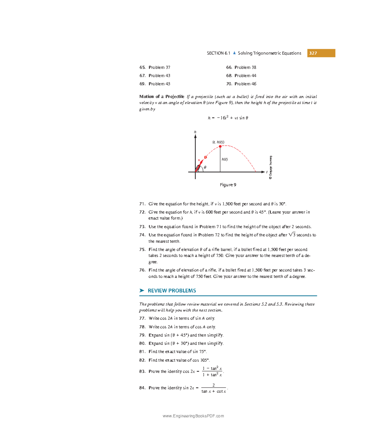 Solving Trigonometric Equations - Problem 37 66. Problem 38 ####### 67 ...