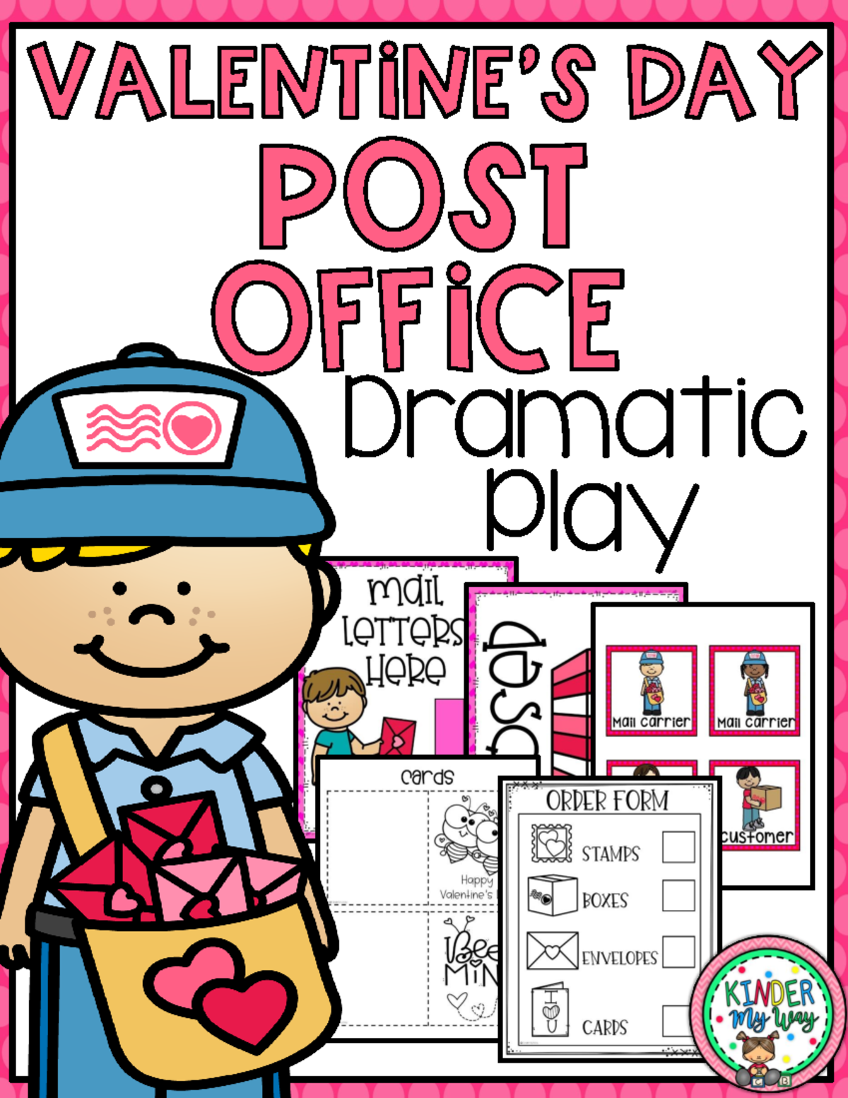 Valentines Day Post Office Dramatic Play-1 - D097 - Dramatic Play Copy ...
