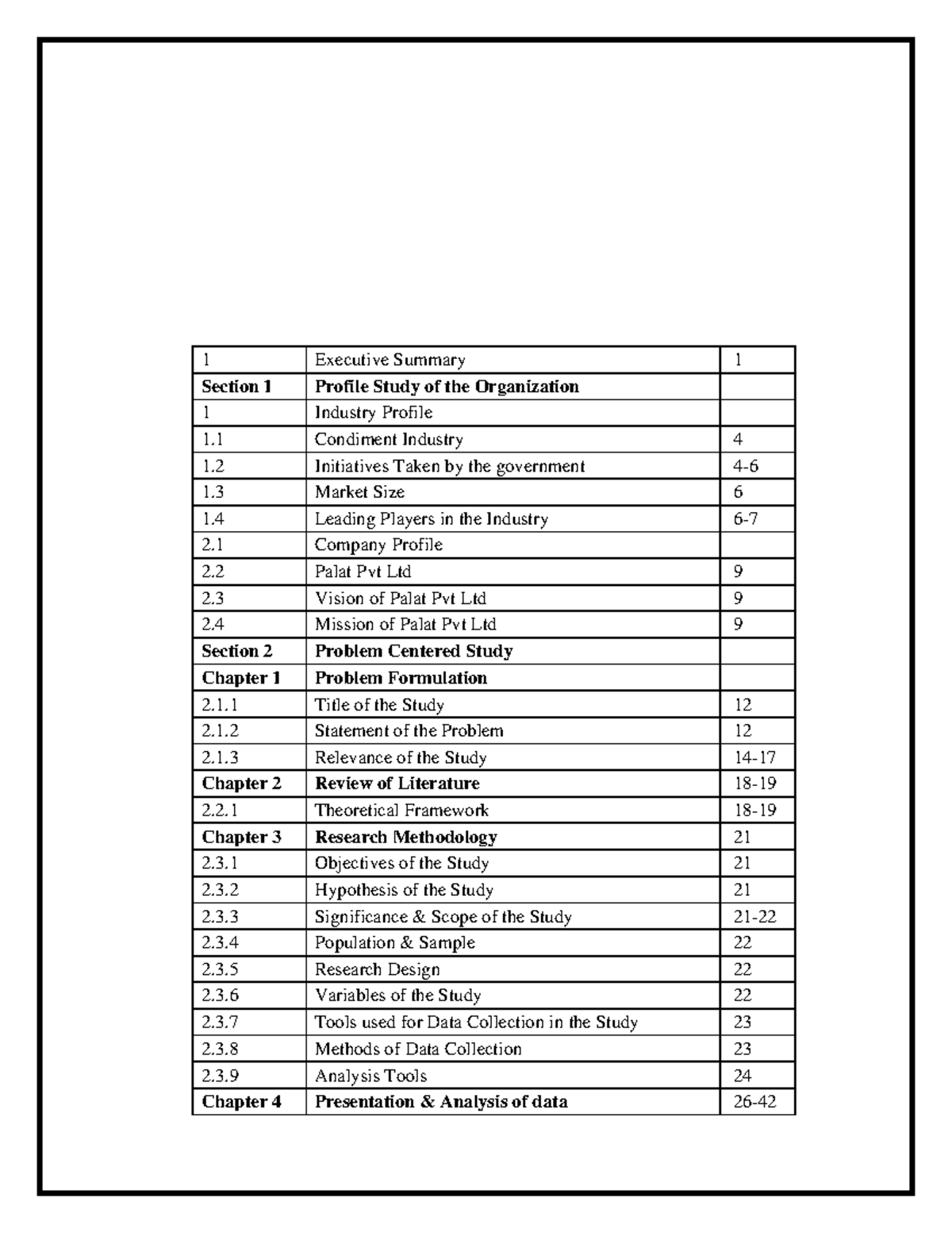 PCS Final Report - Mandatory assignment - Section 1 Profile Study of ...