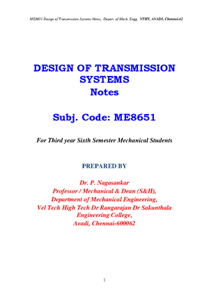 ME3351 Engineering Mechanics Reg 2021 Notes Unit I - h t t p s ://m e c ...