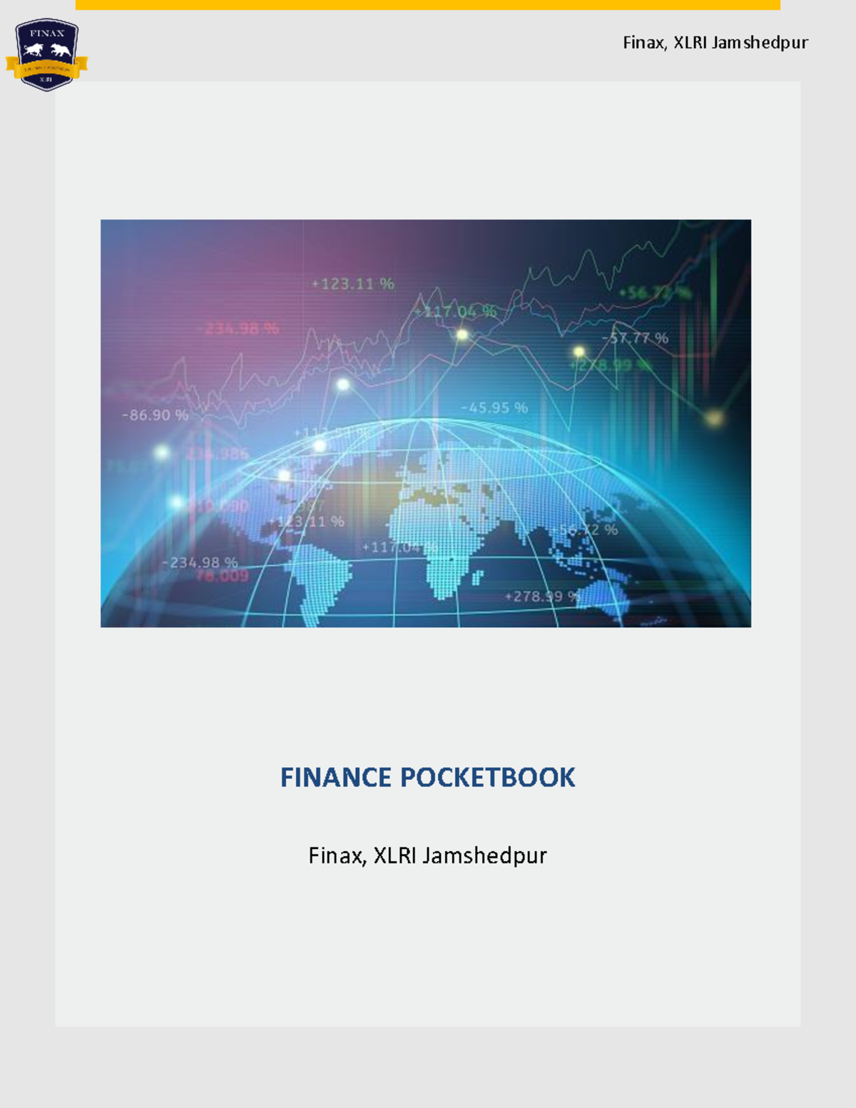 Finax Pocketbook - FINANCE POCKETBOOK - PAGE I. MACROECONOMICS - Studocu