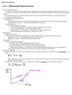 Lecture 4 - costs - Summary of lecture/week 4 reading ####### A firm ...
