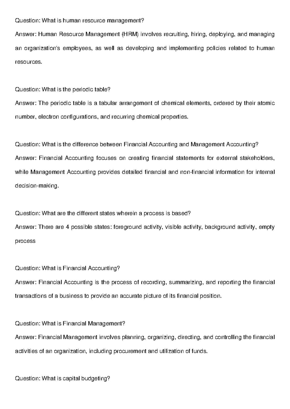 Ruritanian ground-nut myopia - Question: What is human resource ...