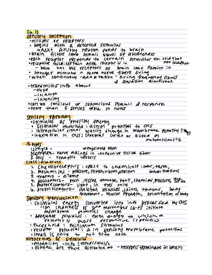 Physiology notes test1 - Physiology oh 1 introtophysiology ...