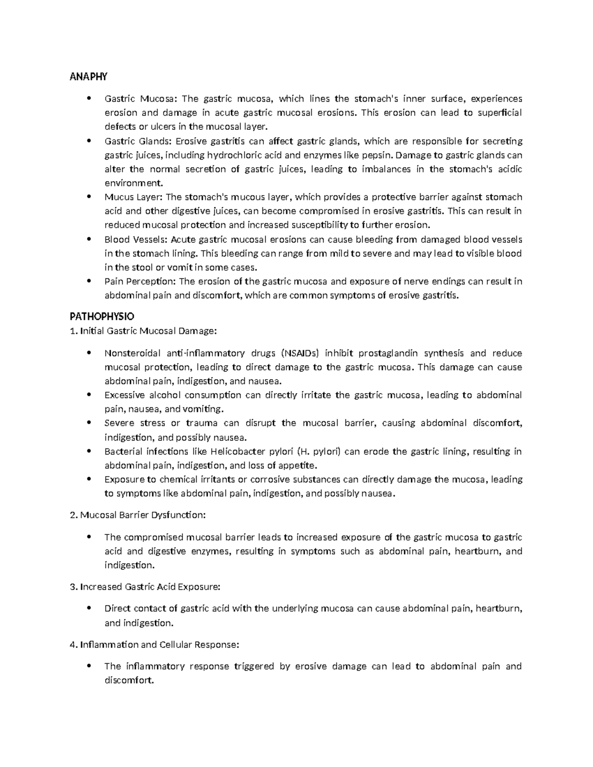 Manuscriot-CASE-CON - None - ANAPHY Gastric Mucosa: The gastric mucosa ...