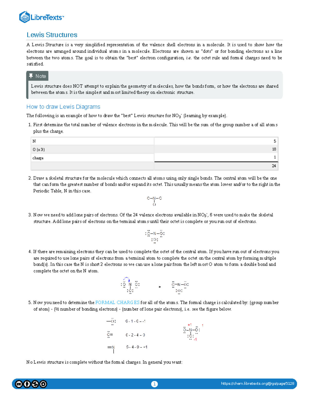 Lewis Structures Study Guide - 1 chem.libretexts/@go/page/ Lewis Structures A Lewis Structure is ...
