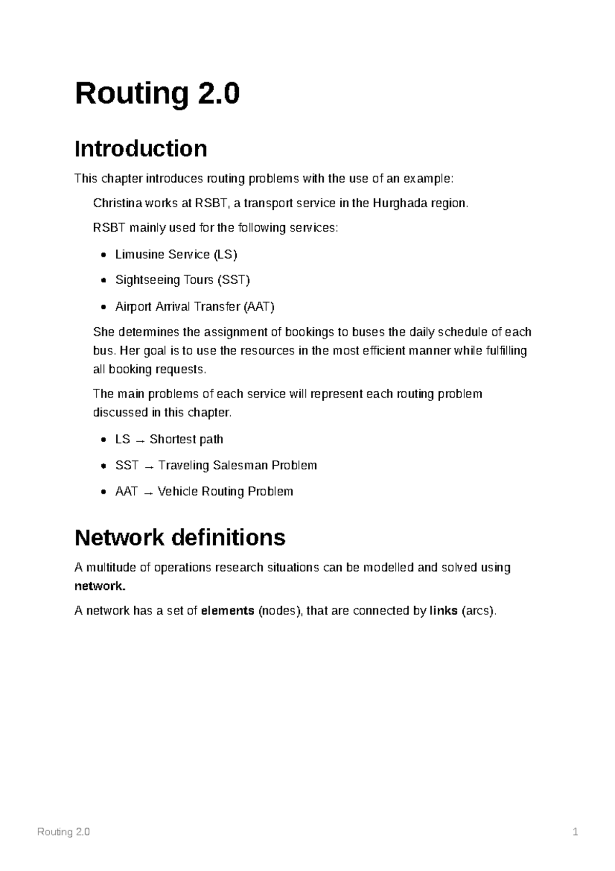 Routing 2 - Routing 2. Introduction This chapter introduces routing ...
