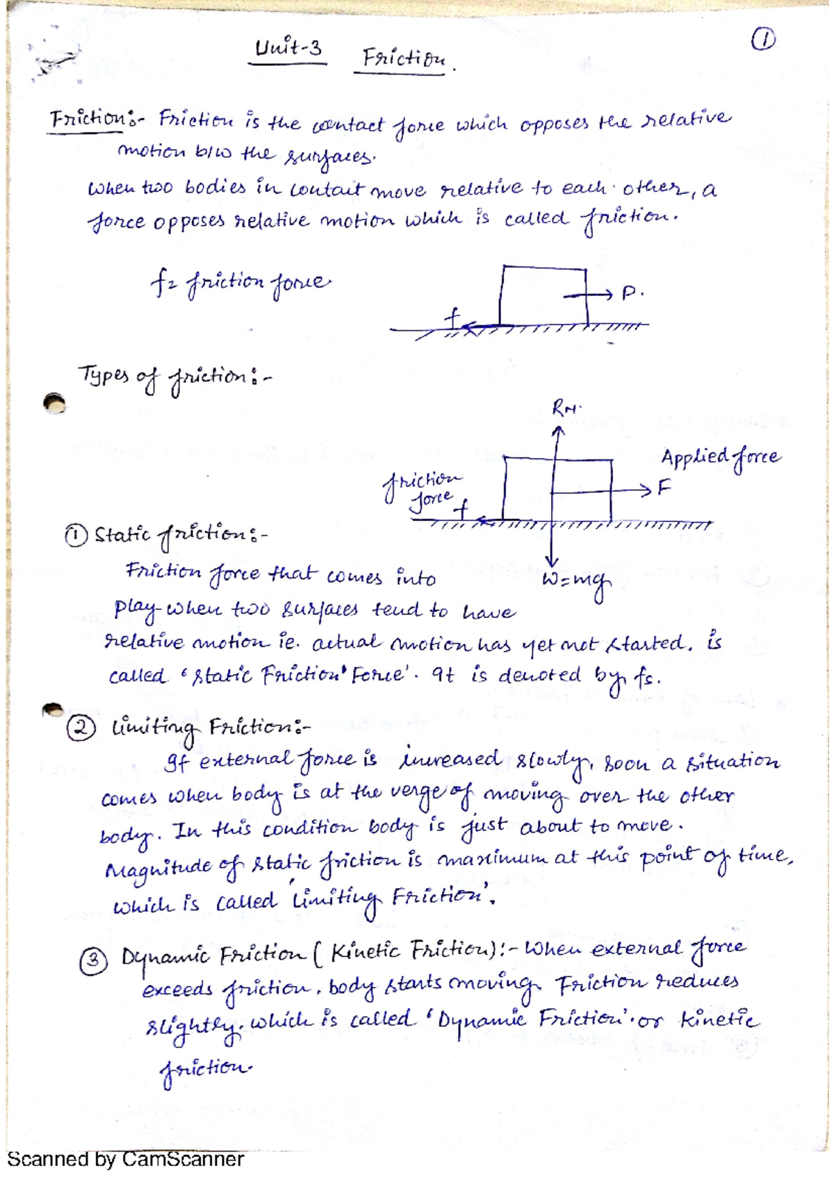 Mechanics 3 - applied mechanics - Studocu