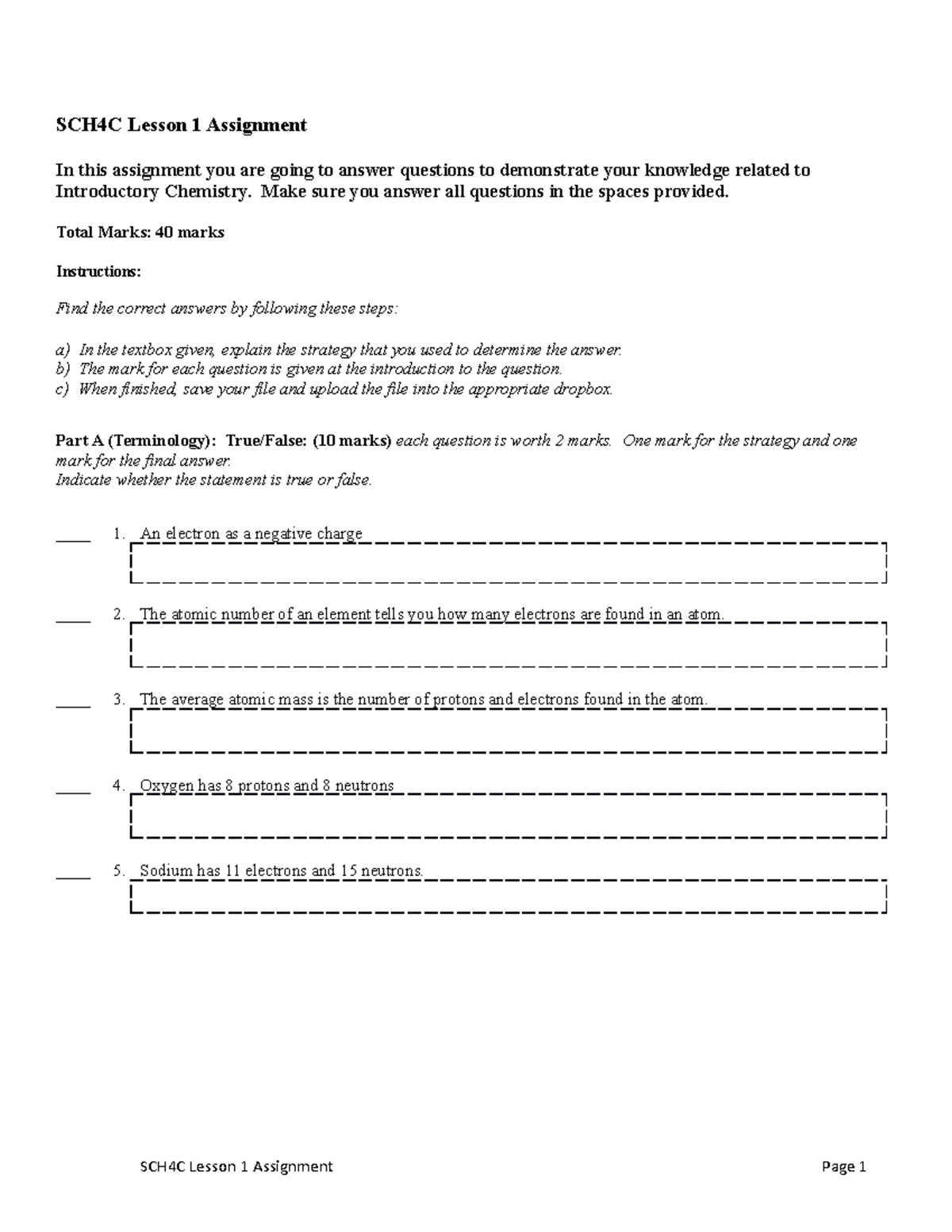 SCH4C Lesson 1 Assignment (docx) - SCH4C Lesson 1 Assignment In this ...