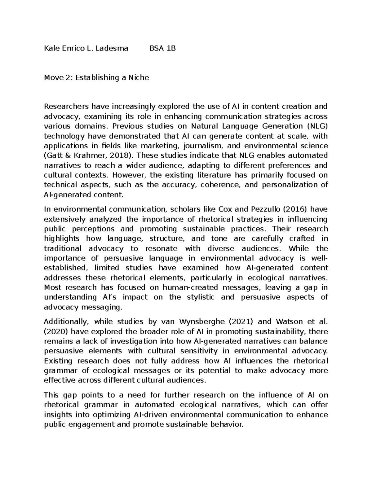 MOVE 2 Sample (advanced grammar in english) research - Kale Enrico L ...