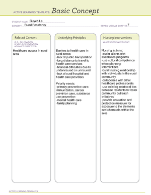 System disorder template - aplastic anemia - ACTIVE LEARNING TEMPLATES ...