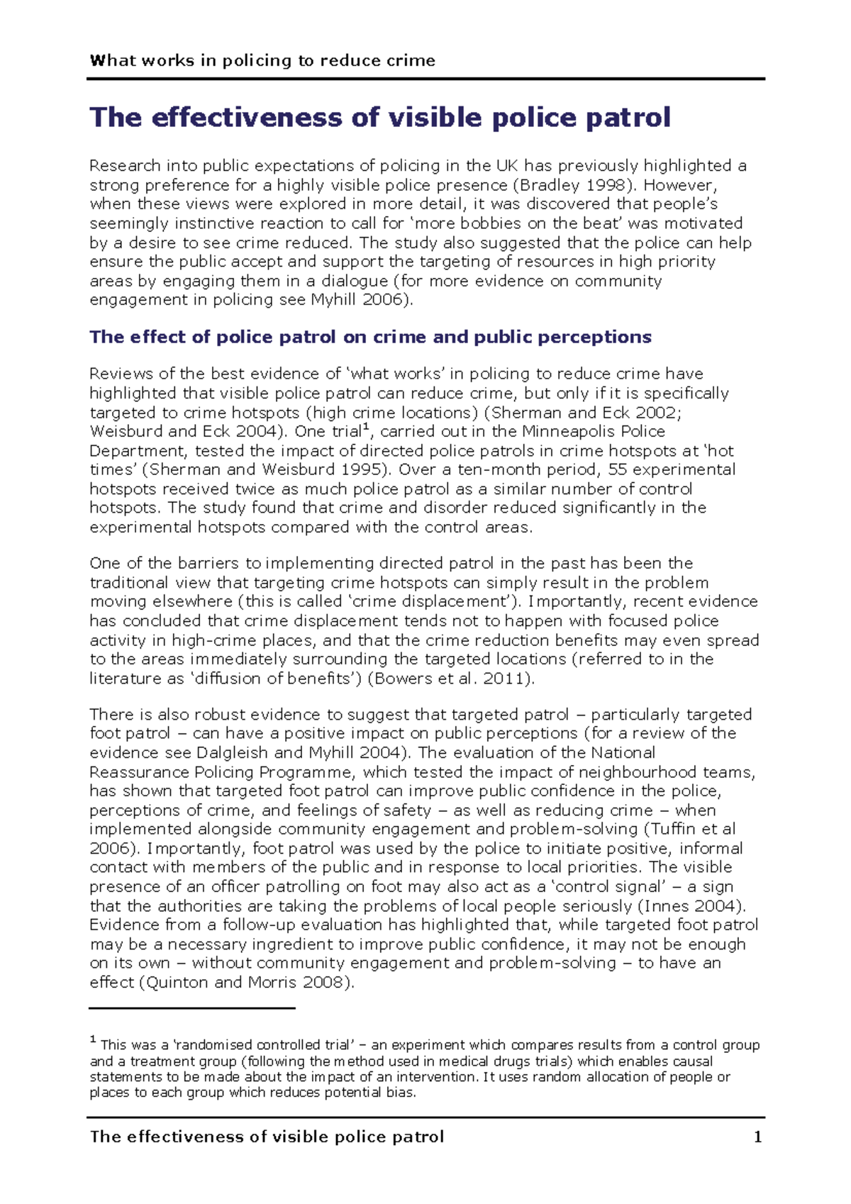 WW overview Visible patrol - LCP4801 - UJ - Studocu