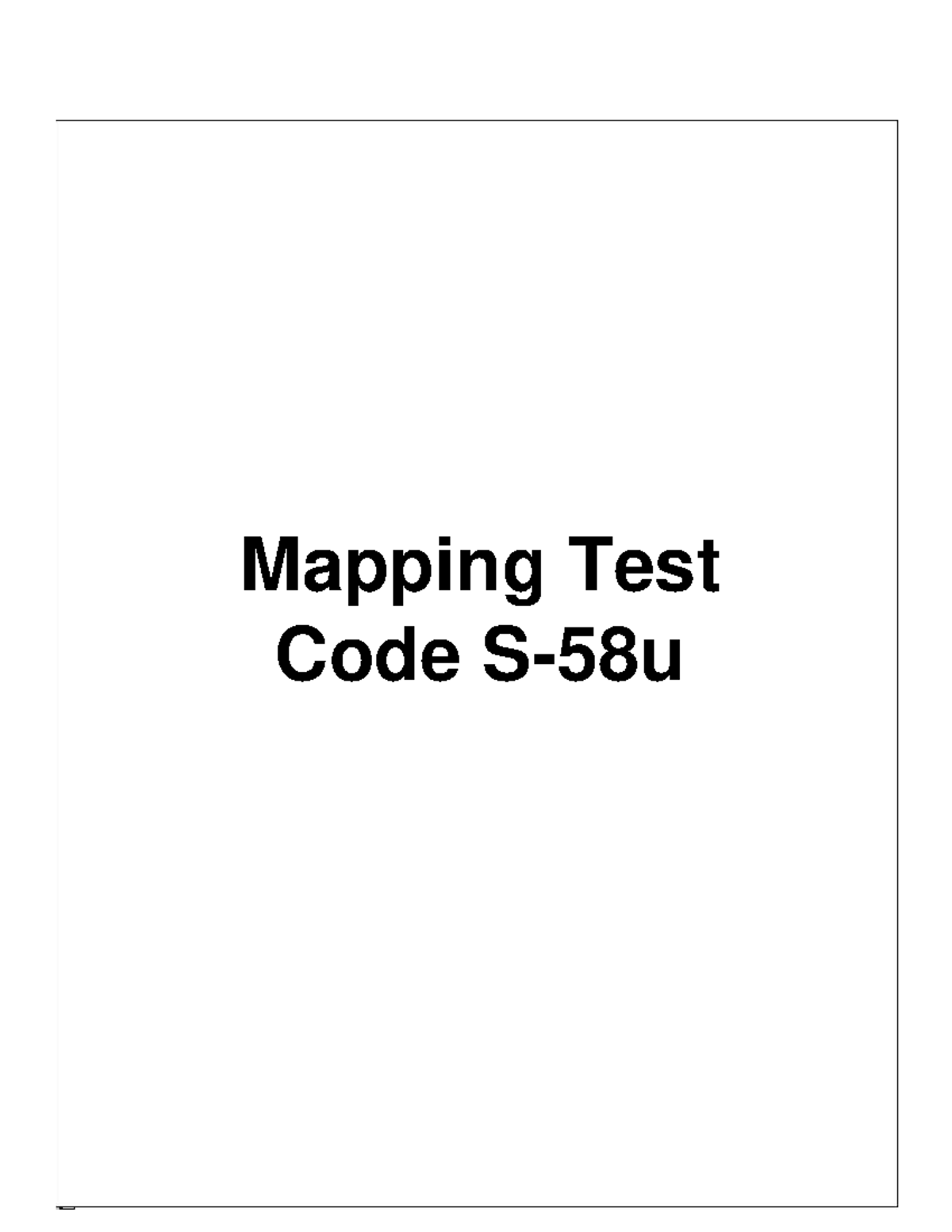 Mapping Test - Mapping Test Code S-58u Time— 60 minutes 23 Questions ...
