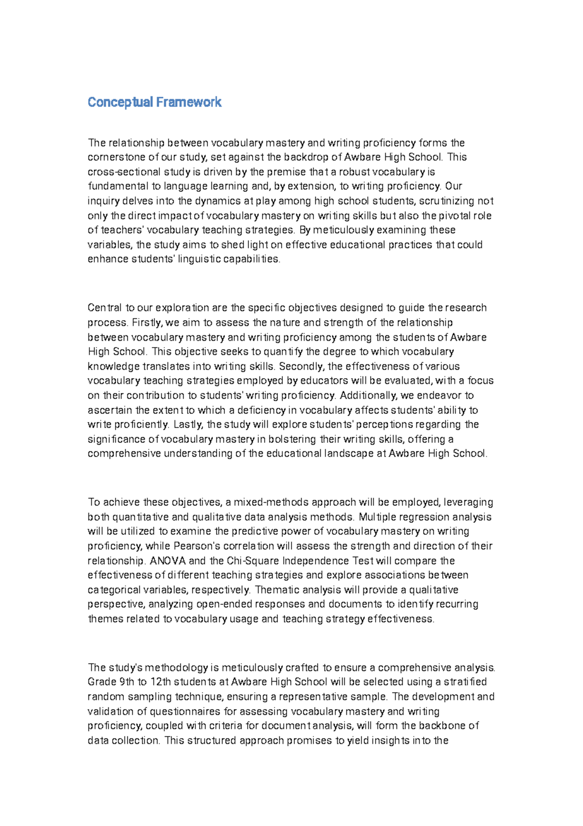 Conceptual Framework by Abdi Ali Liban - ConceptualFramework - Studocu