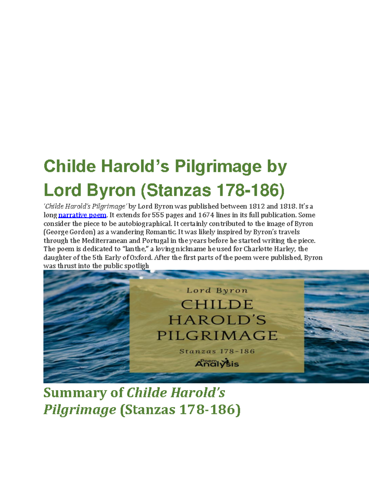 55 18ELC304 202012 1504354460 - Childe Harold’s Pilgrimage by Lord ...