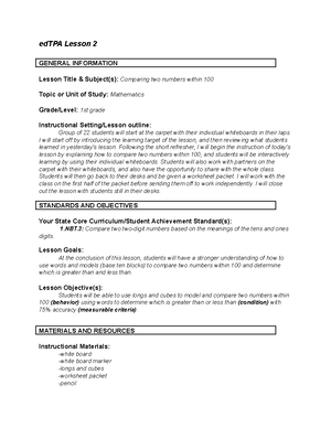 DGM3-DGM3 Task 2 Part B Pam Winfield - DGM3-DGM3 Task 2 Lesson Plan ...