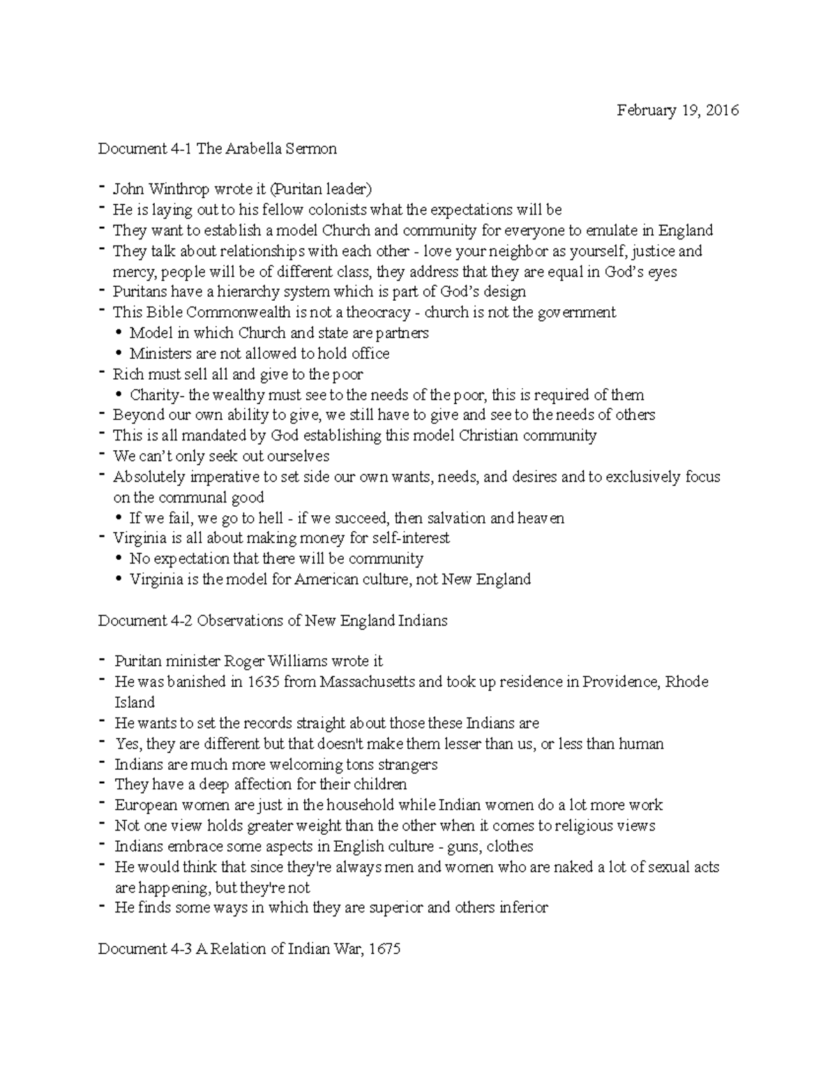 Documents 1,2,3 Section 4 - February 19, 2016 Document 4-1 The Arabella ...