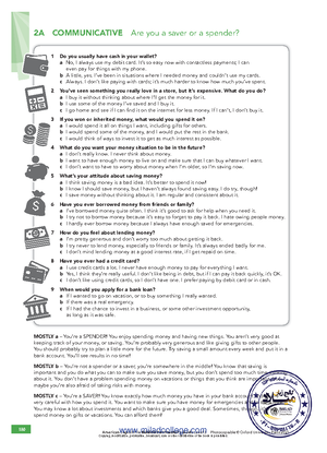 626 12- Empower A2 Reading Plus Worksheets - 1 SPEAKING a Ask and ...