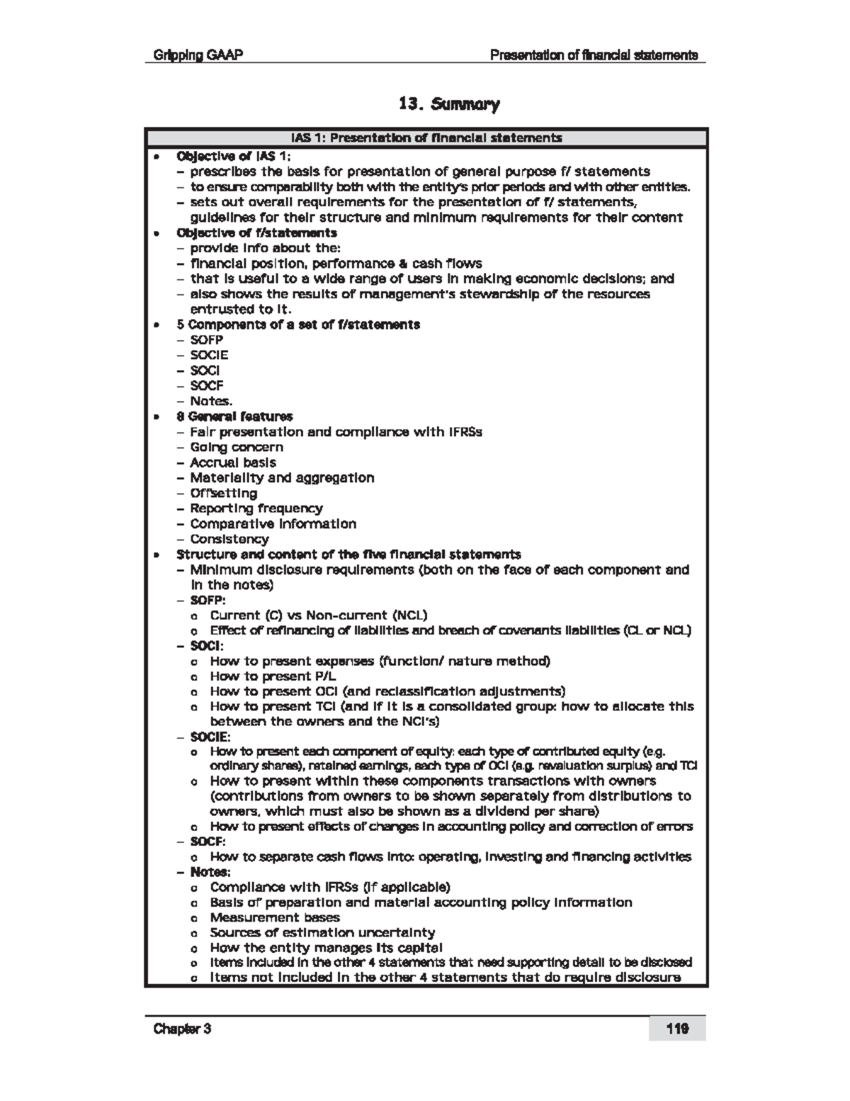 IAS 1 Presentation of financial statements - Summary IAS 1 ...