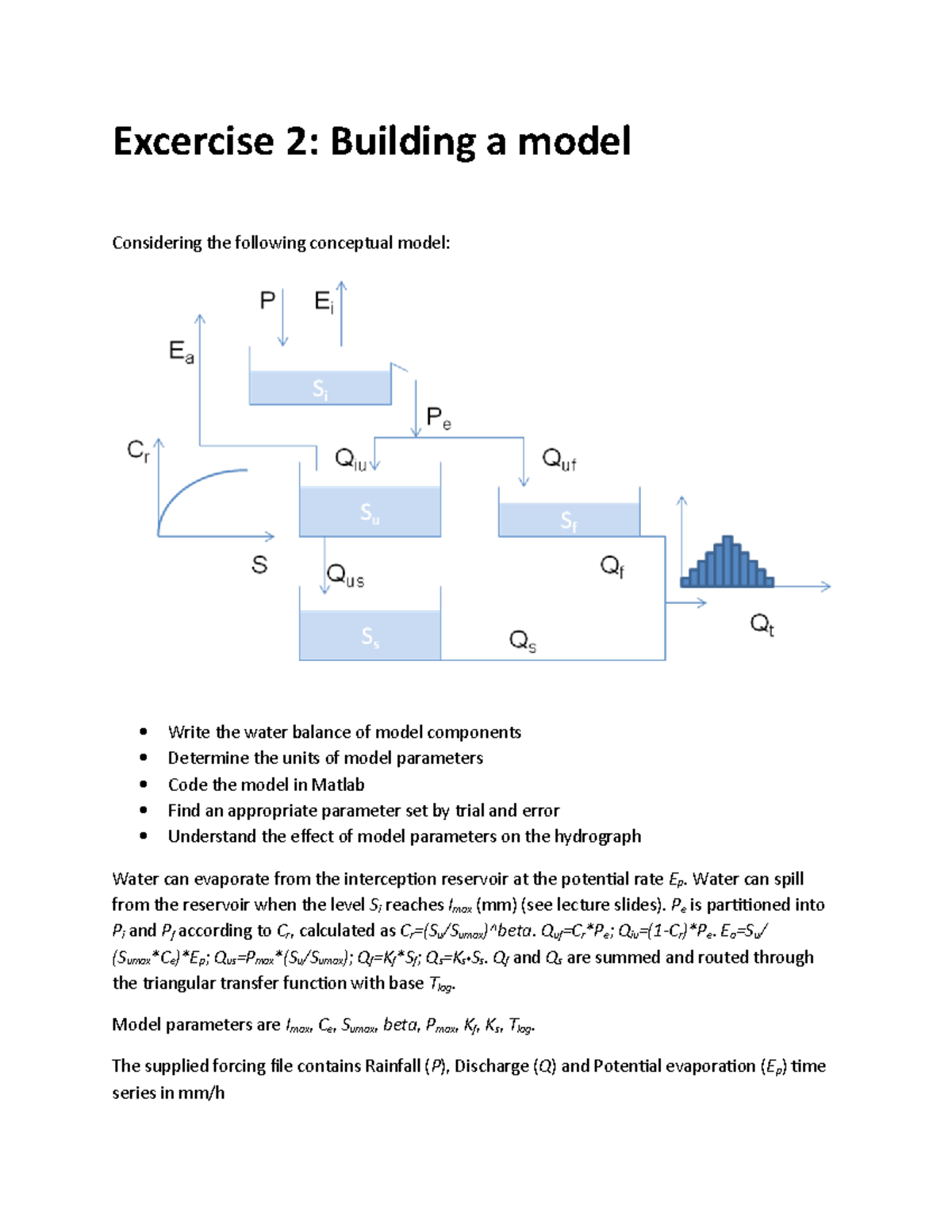 Exercise 2 - Building a conceptual model - Excercise 2: Building a ...
