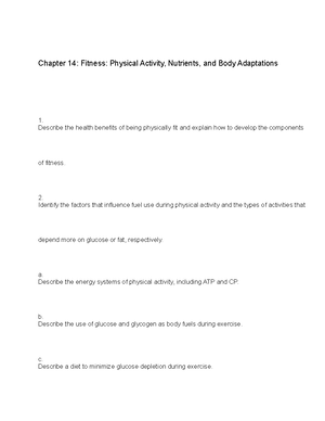 Chapter 1 An Overview of Nutrition - Google Docs - Chapter 1: An ...