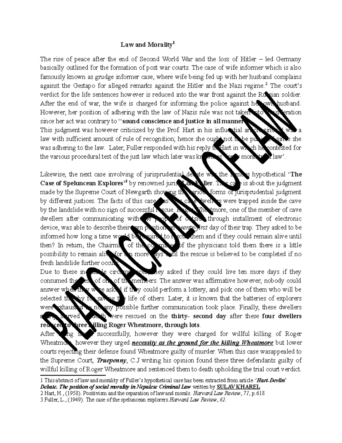 Law and Morality - All about law - Law and Morality 1 The rise of peace ...