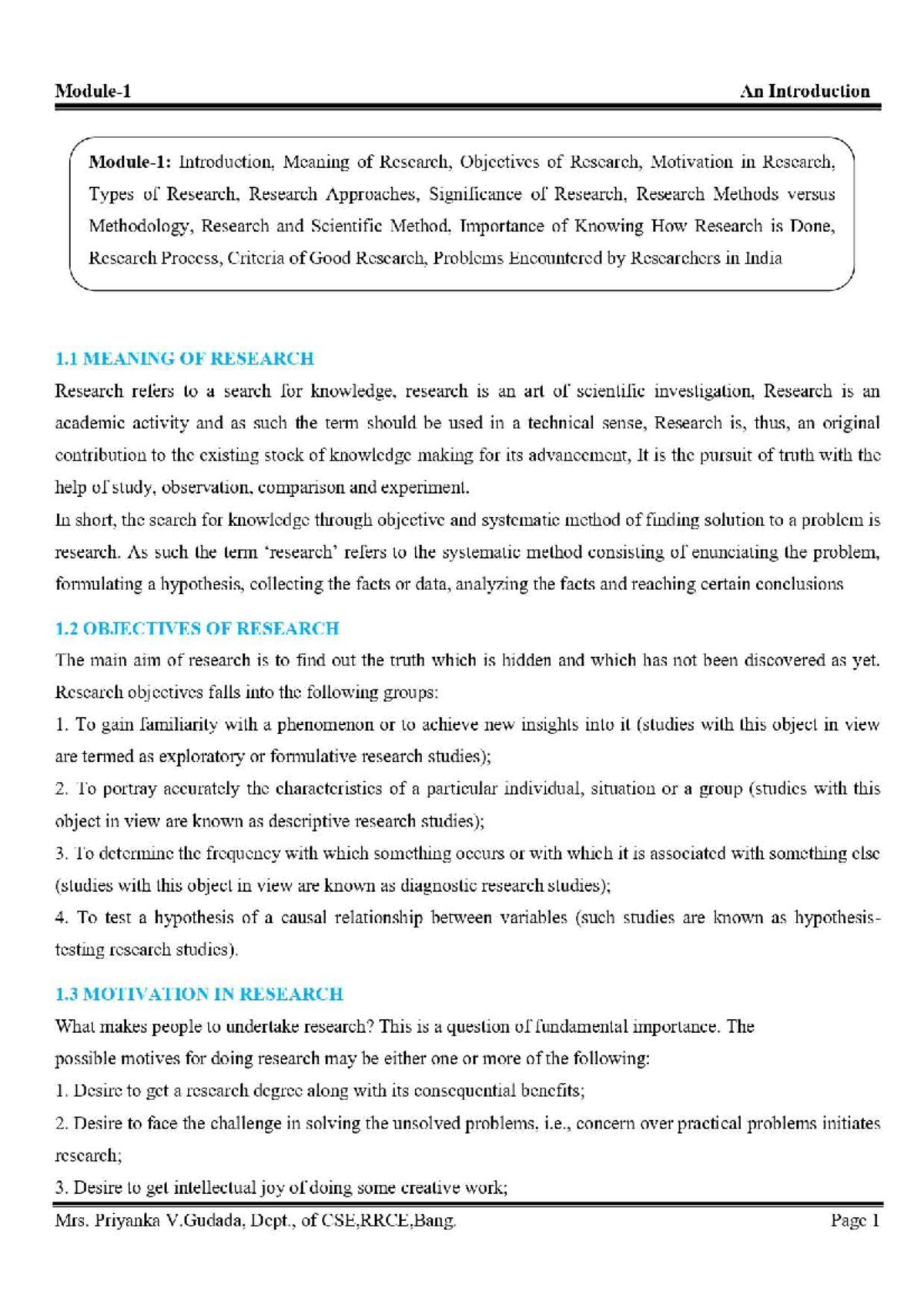 RM-M1(c1) - Research methodology and IPR - Studocu
