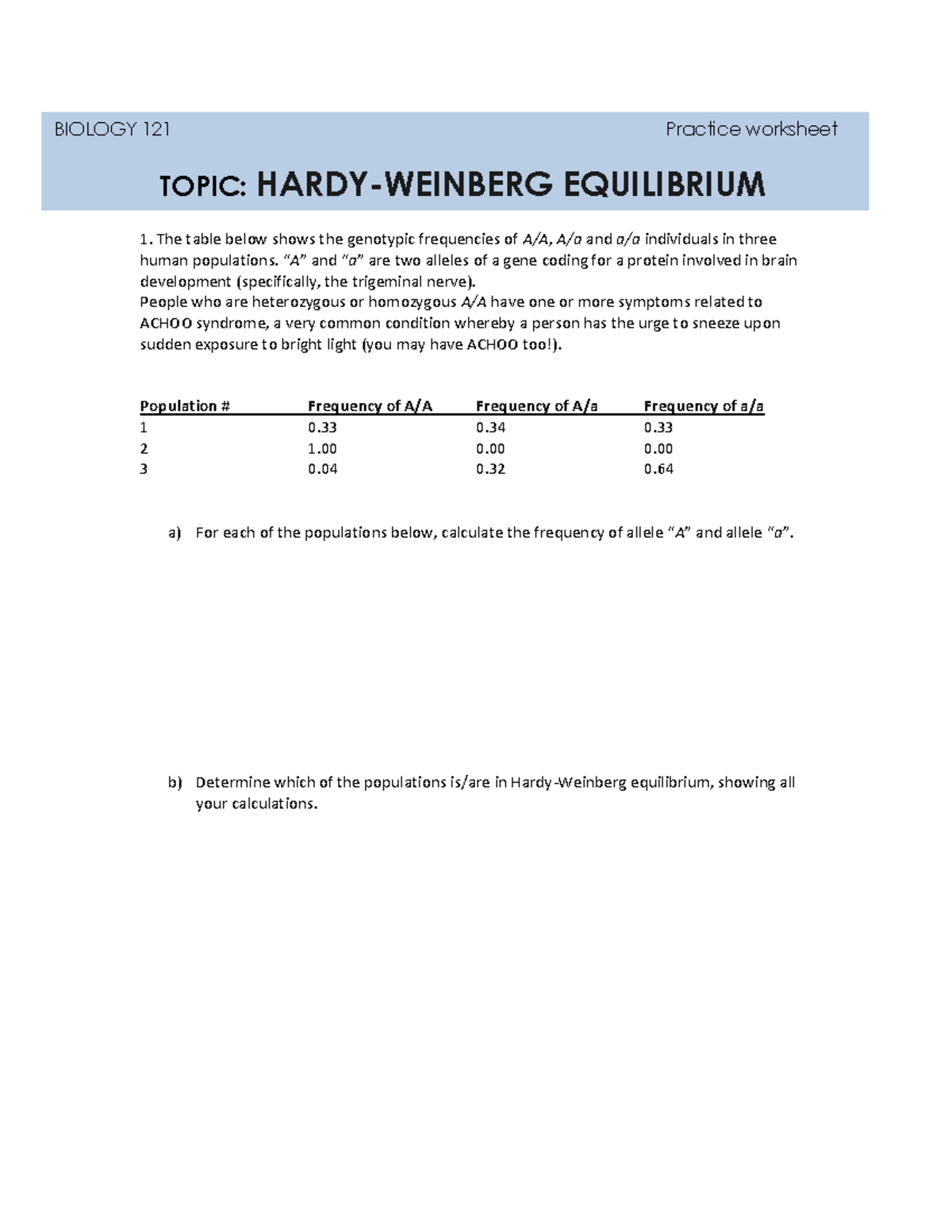 Hardy+Weinberg+Equilibrium+%28edited%29 - The table below shows the ...