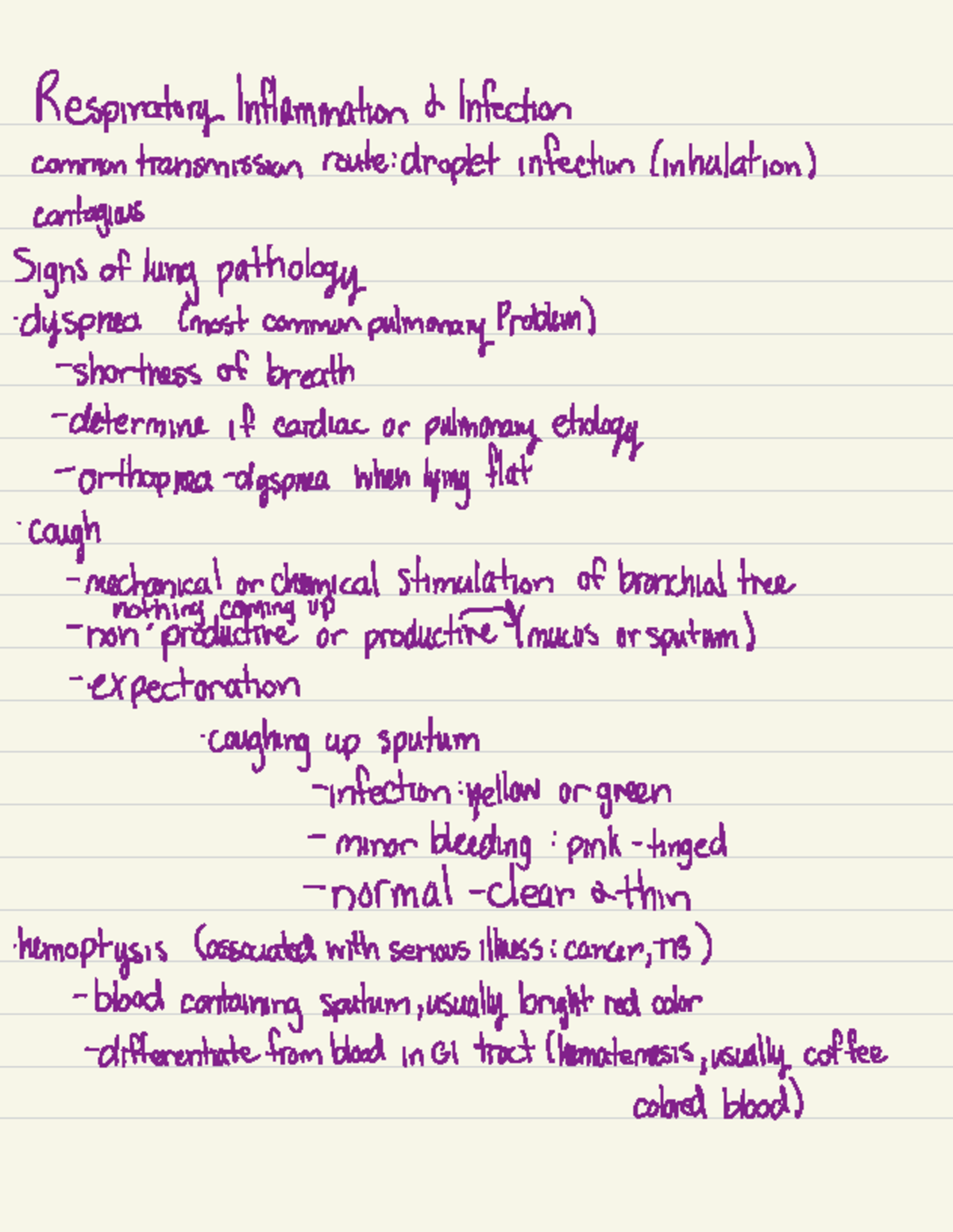 Pathophysiology🩺 3 - Notes from Dr Dacosta's class. Wide variety of ...