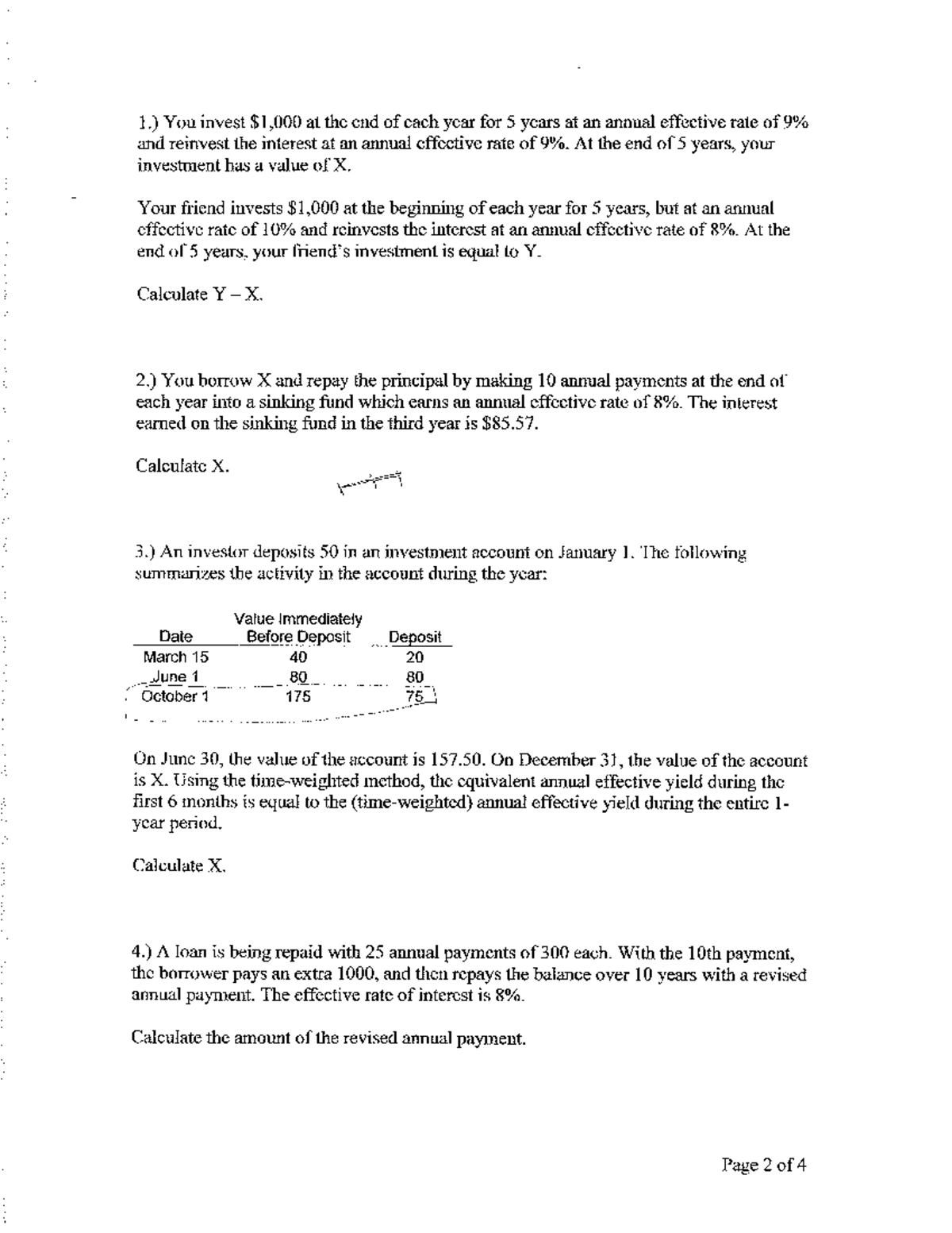 ACT2120 Exam3 year2 - practice material - MTH 210 - Studocu